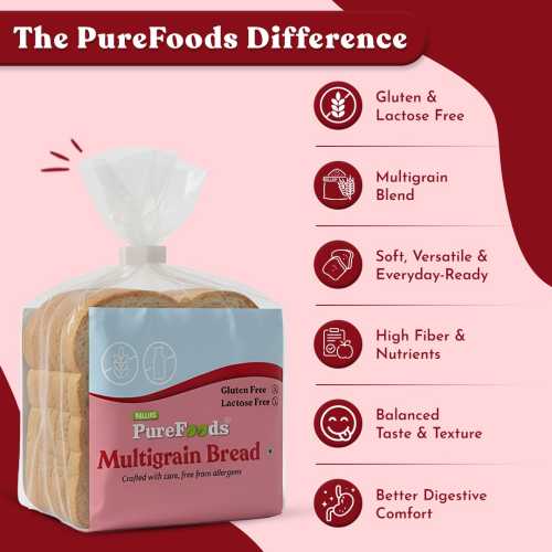Buy Multigrain Bread (Gluten-Free and Lactose-Free) - Pack of 2 Online